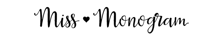 Miss Monogram Postage Information | missmonogram