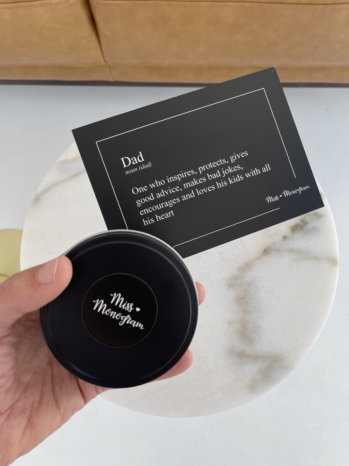 Mr-Spector-luggage-tag-navy | Miss Monogram