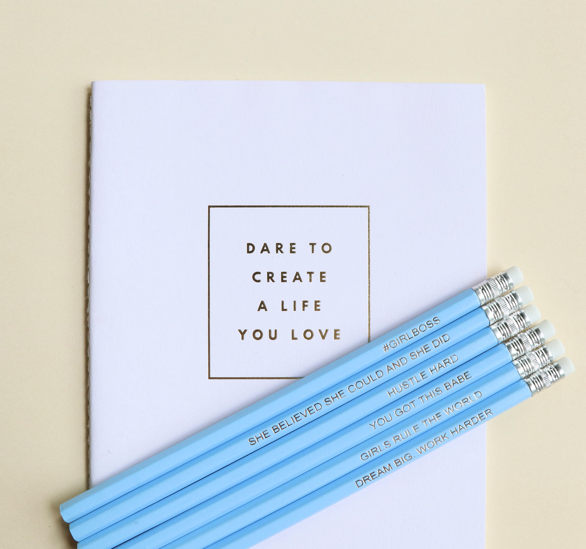 Miss-Monogram-pencils Baby Blue | Miss Monogram