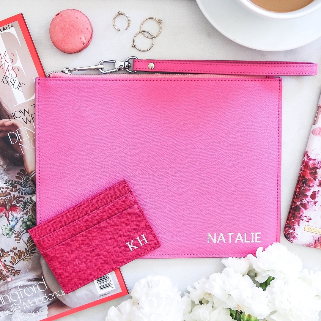 Miss Sophie Hot Pink personalised cardholder by Miss Monogram | Miss ...