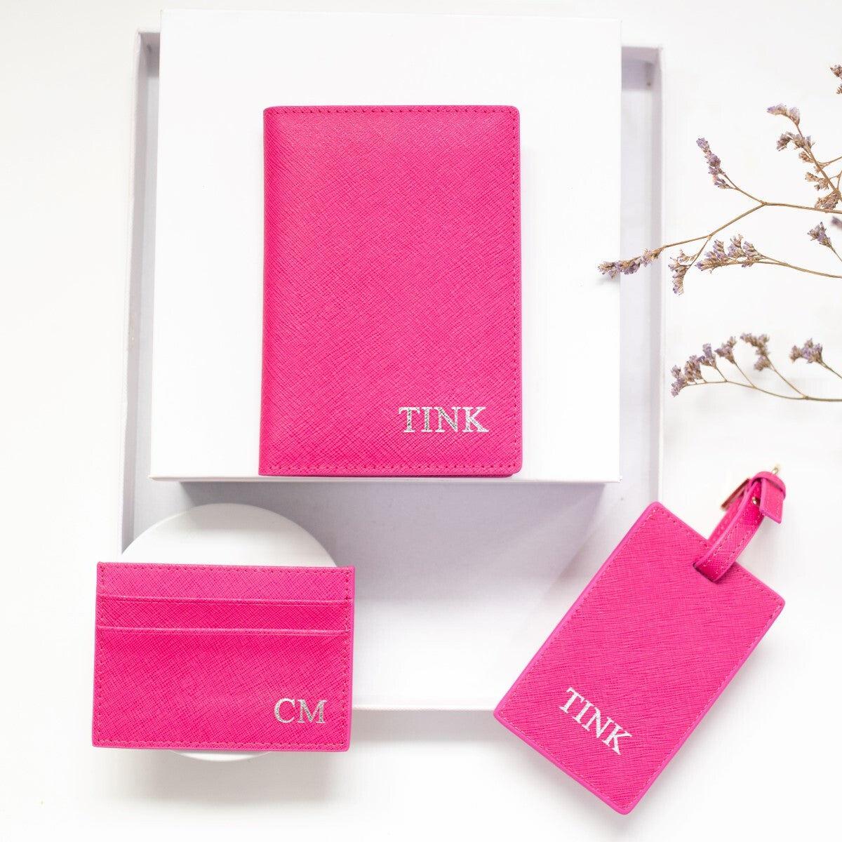 Miss Sophie Hot Pink personalised cardholder by Miss Monogram | Miss ...