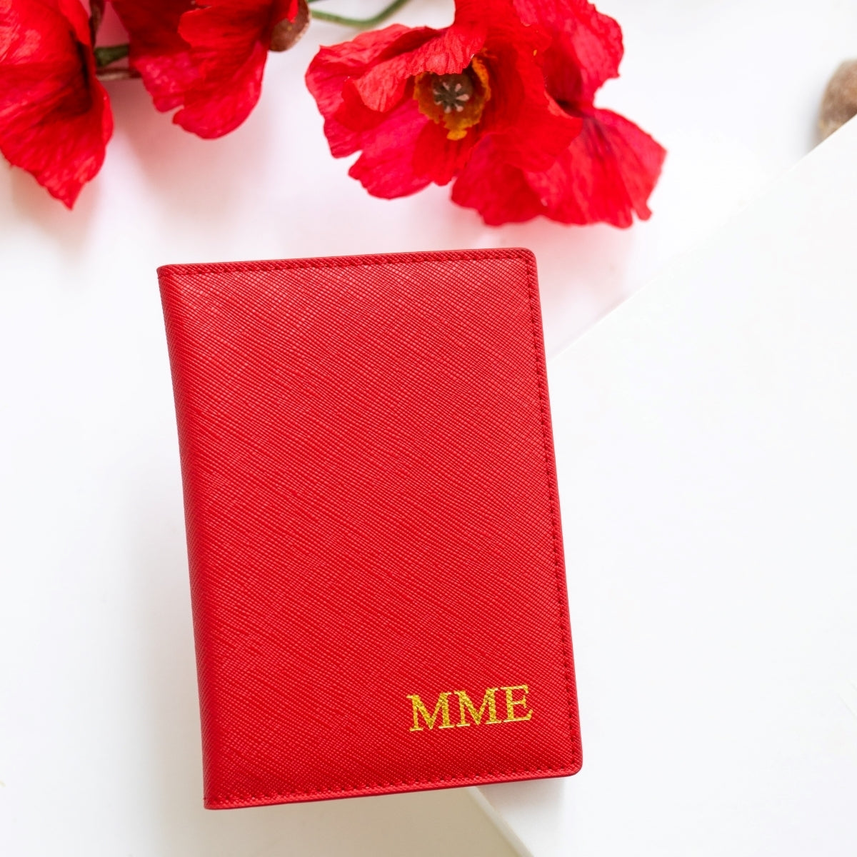Miss Megan Passport Holder Red | Miss Monogram