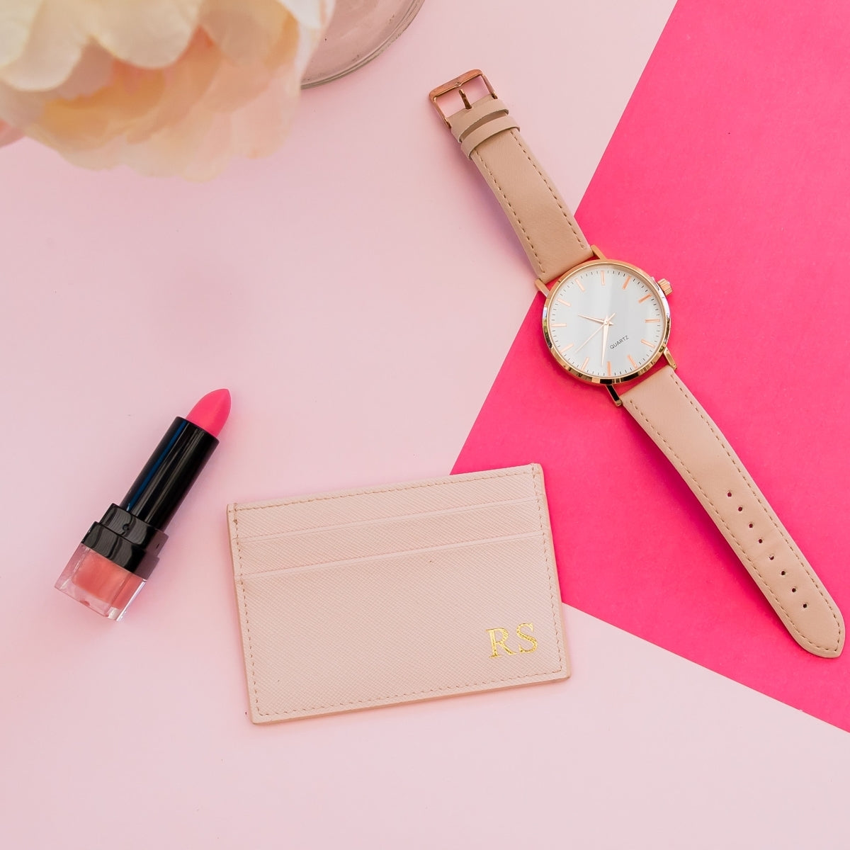 Miss Sophie Dust Pink personalised cardholder by Miss Monogram | Miss ...