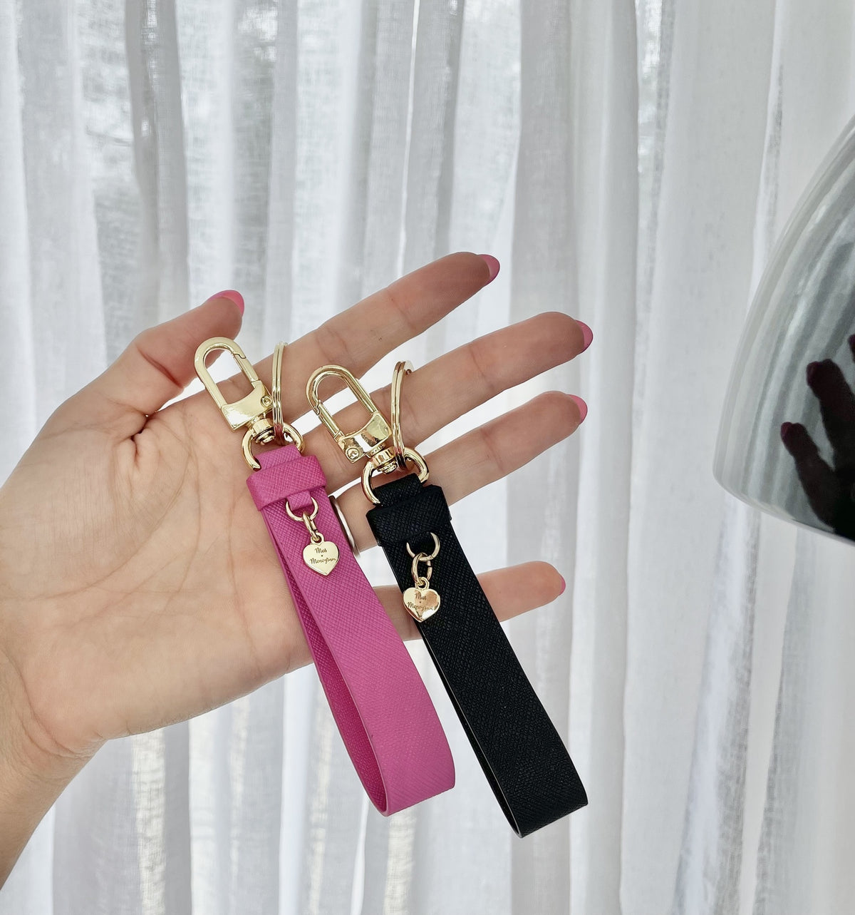 Miss Jean Keyring Miss Monogram Pink | Miss Monogram